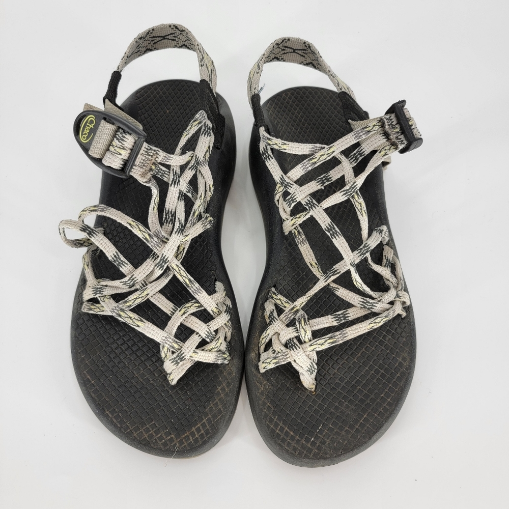 Chacos Strappy Sandals Water Shoes White Black 8 Wome… - Gem